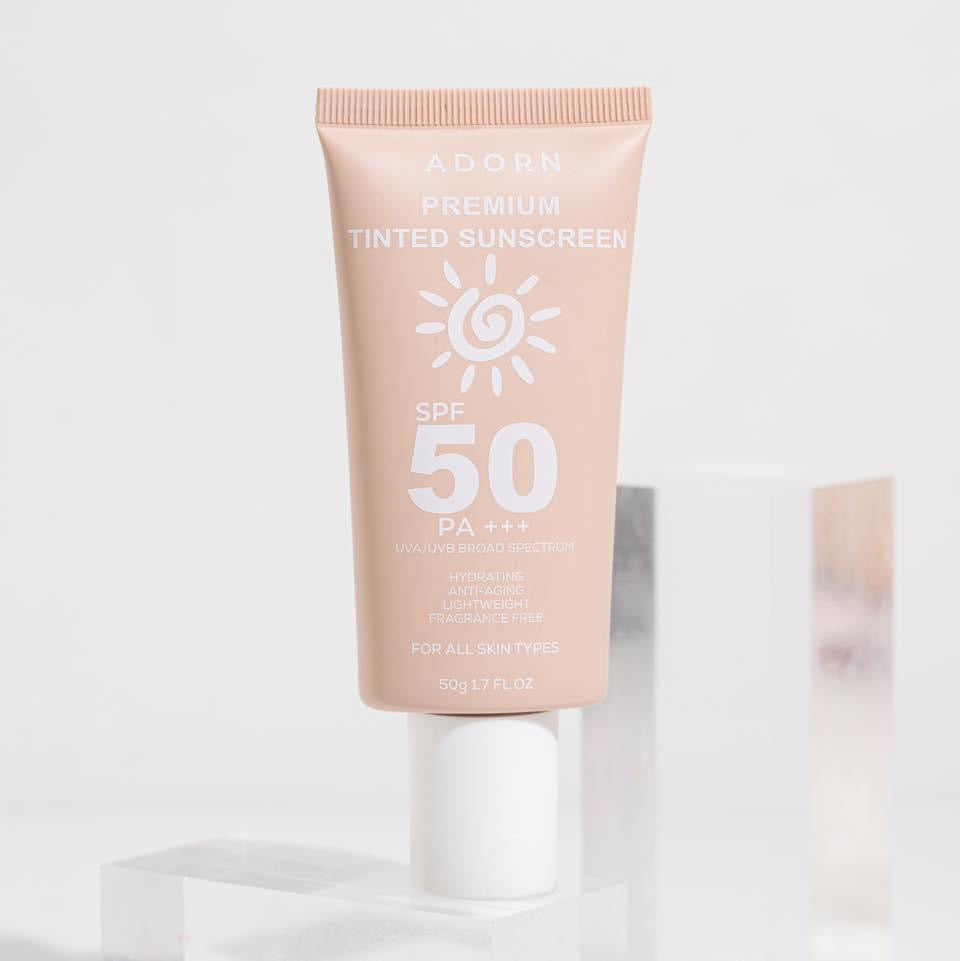 Adorn Premium Tinted Sunscreen SPF50 PA+++ 50g – Colabella