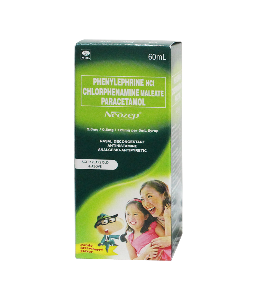 Neozep Syrup for Kids 60ml (EXPIRY DATE: AUG 2026) – Colabella