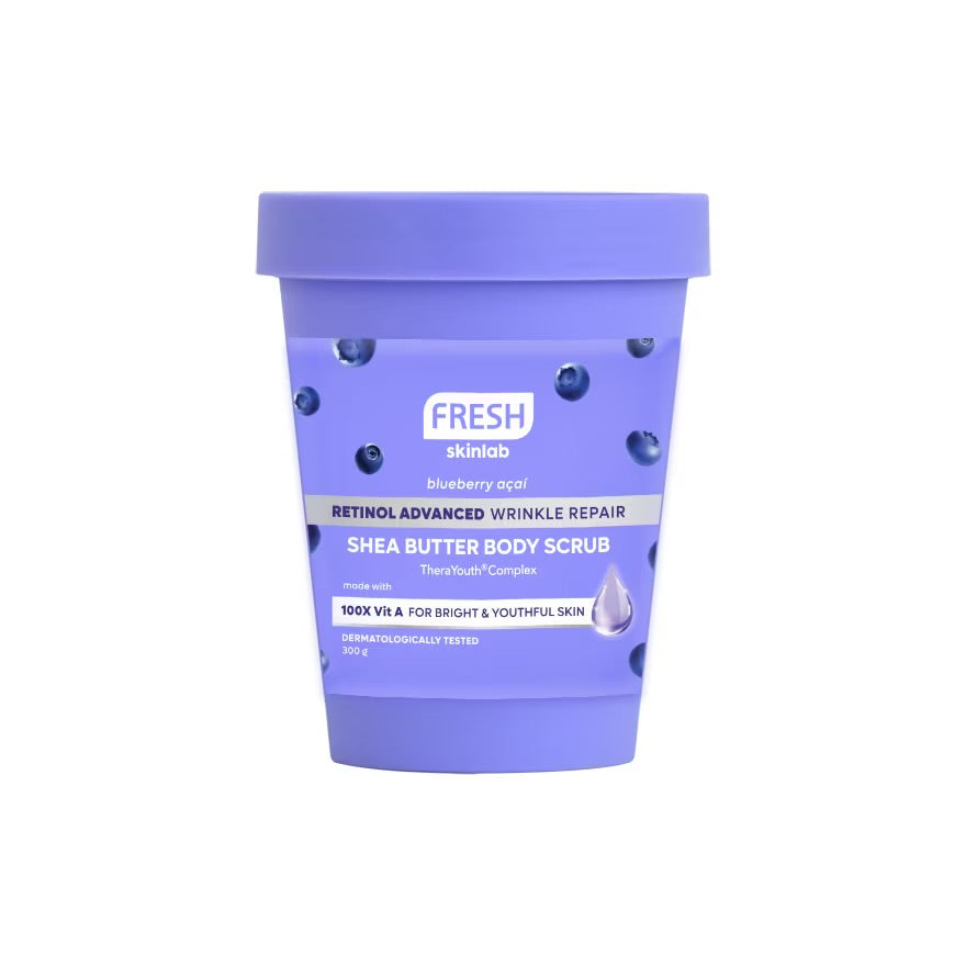 Fresh Skinlab Retinol Advanced Wrinkle Repair Shea Butter Body Scrub 3 ...