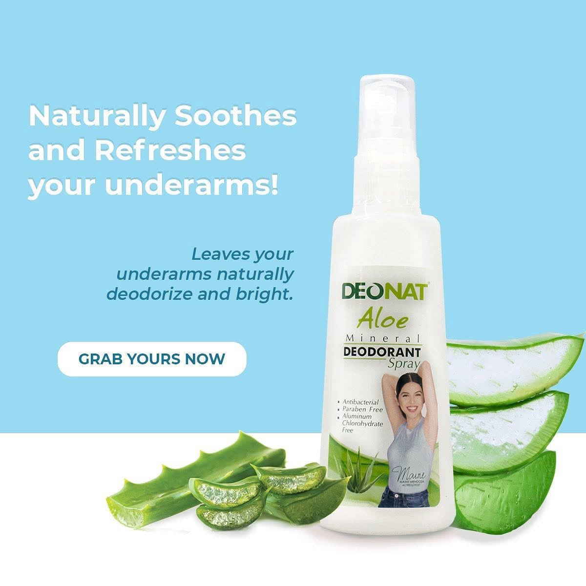 Deonat Aloe Mineral Deodorant Spray 100ml – Colabella