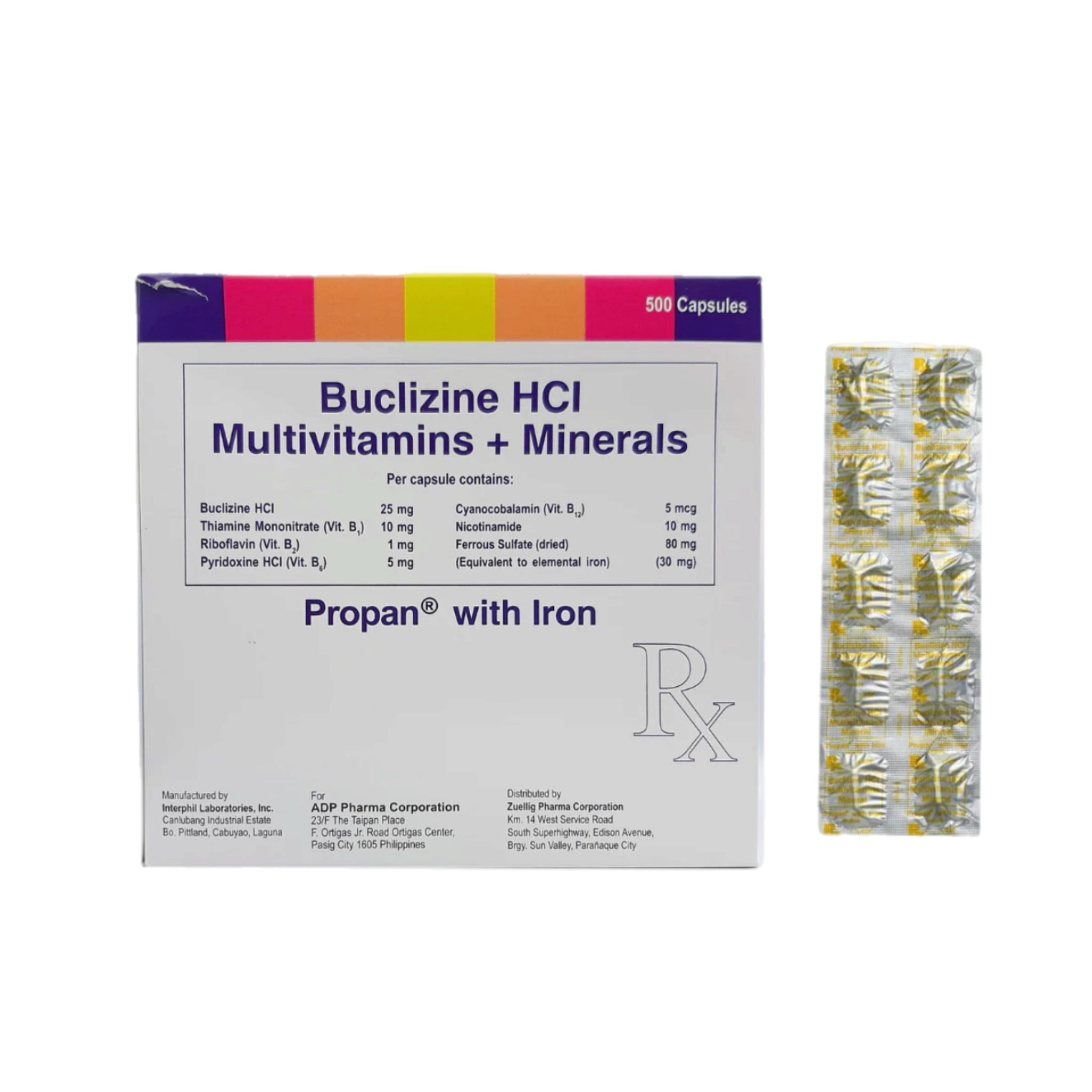 Propan with Iron Capsule 10s – Colabella