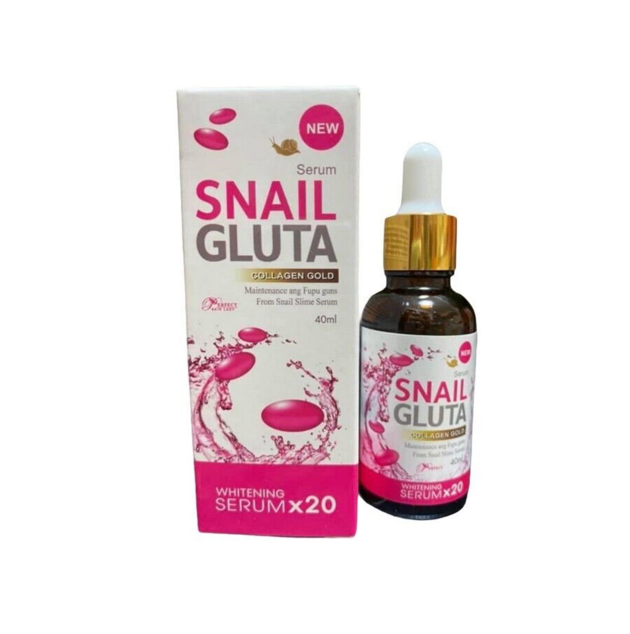 Snail Gluta Collagen Serum by Perfect Skin Lady 40ml – Colabella