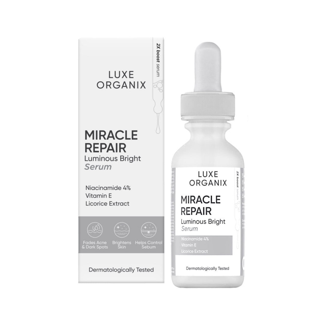 Luxe Organix Miracle Repair Luminous Bright Serum (Choose a Size ...